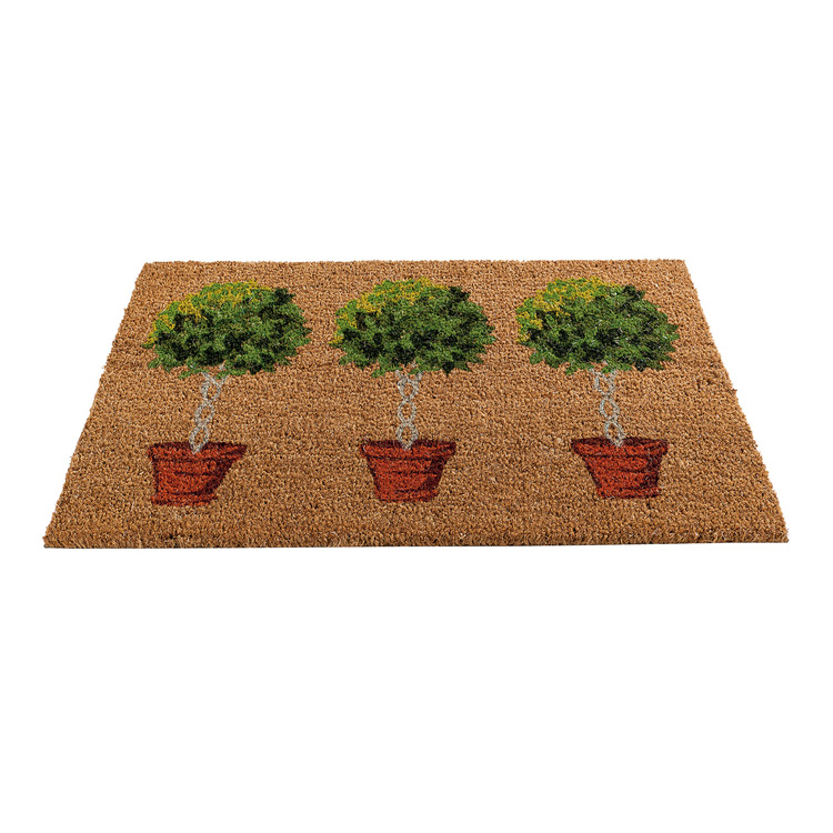 Patterned PVC Backed Coir Mats - Overt Locke
